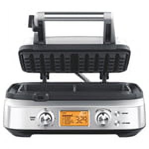 Breville BWM620XL the Smart Waffle Pro 2 Slice Waffle Maker, Brushed ...