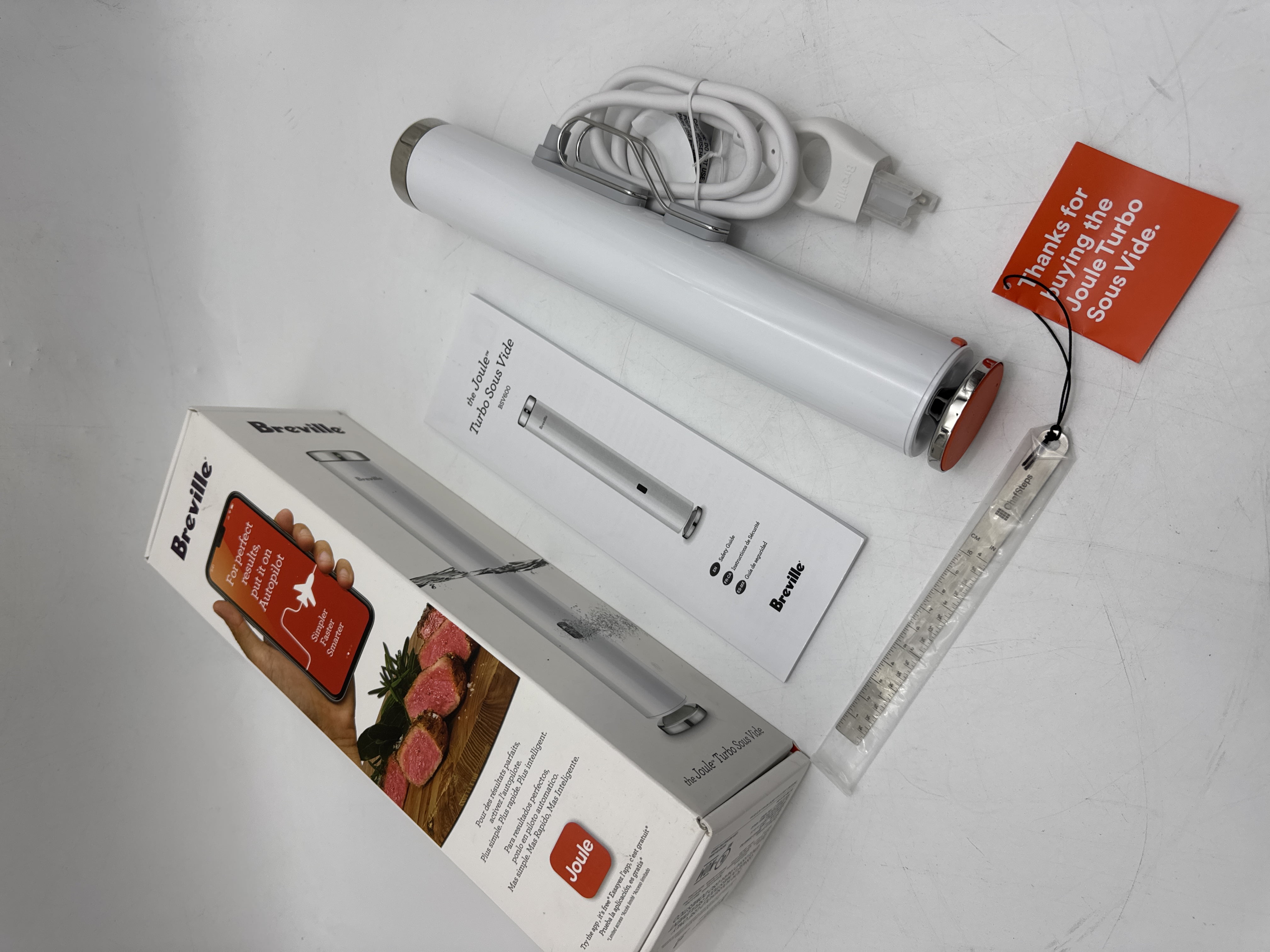 Breville Joule Turbo Sous Vide Machine, Automated Cooking with App ...