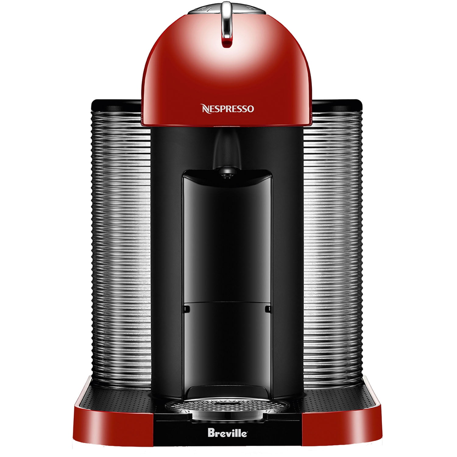 Breville Nespresso Vertuo Coffee & Espresso Single-Serve Machine in Red ...