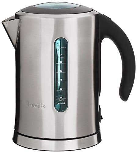 Breville Soft Top Pure Electric Kettle with Dual Water Windows for Hot ...