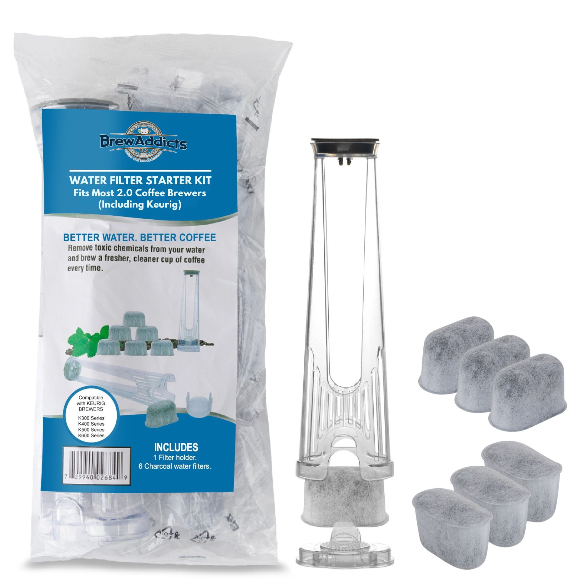Brew Addicts Water Filter Starter Kit Replacement for Keurig 2.0 ...