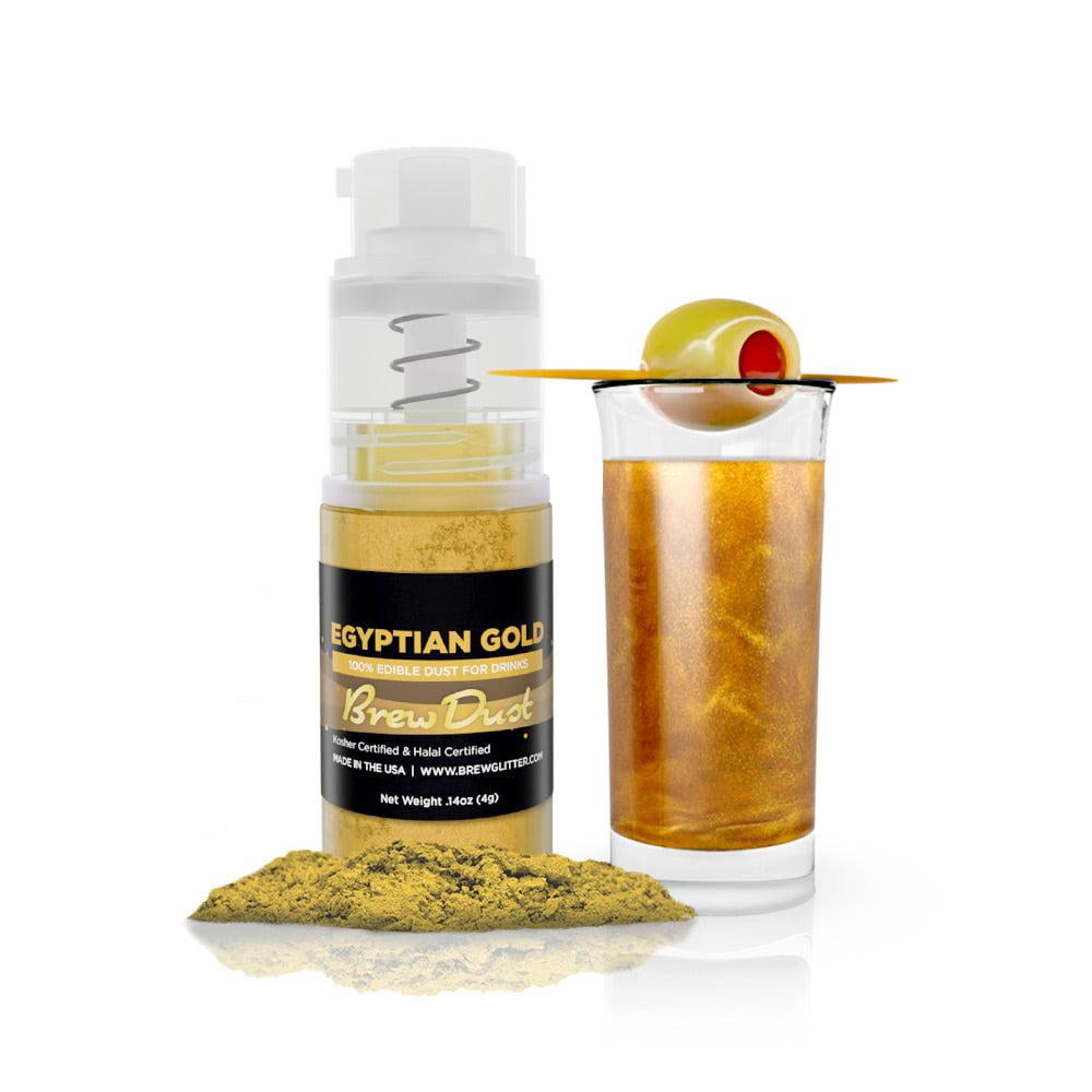 Brew Dust - Egyptian Gold Edible Drink Powder - Silky Swirl, Beverage ...