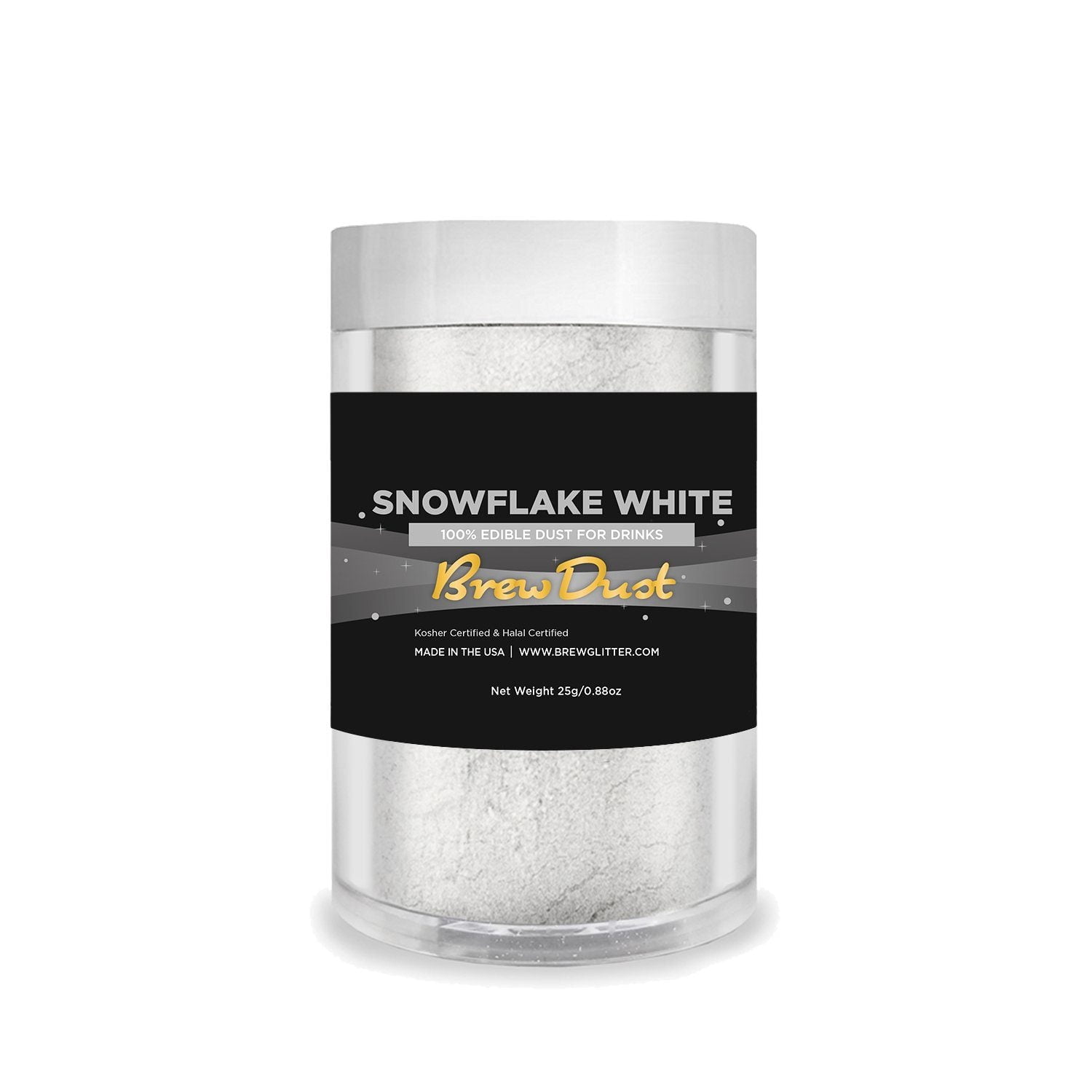 Brew Dust - Snowflake White Edible Drink Powder - Silky Swirl, Beverage ...