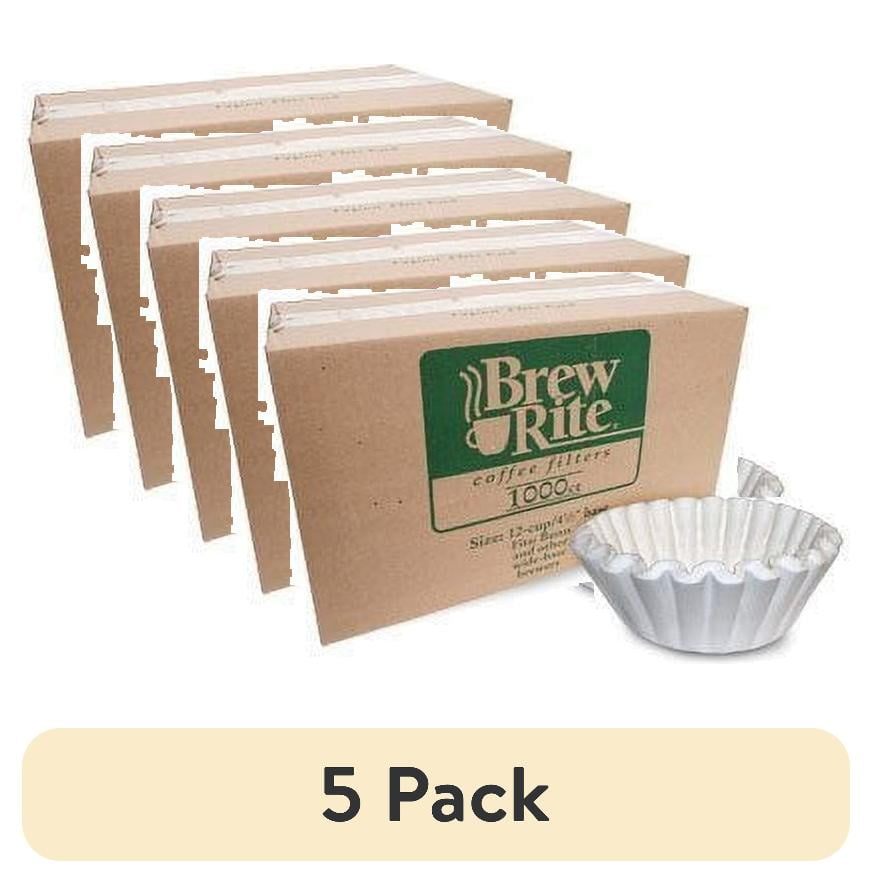 (5 pack) Brew-Rite Coffee Filters (Bunn-Style) - Commercial - 12 Cup ...