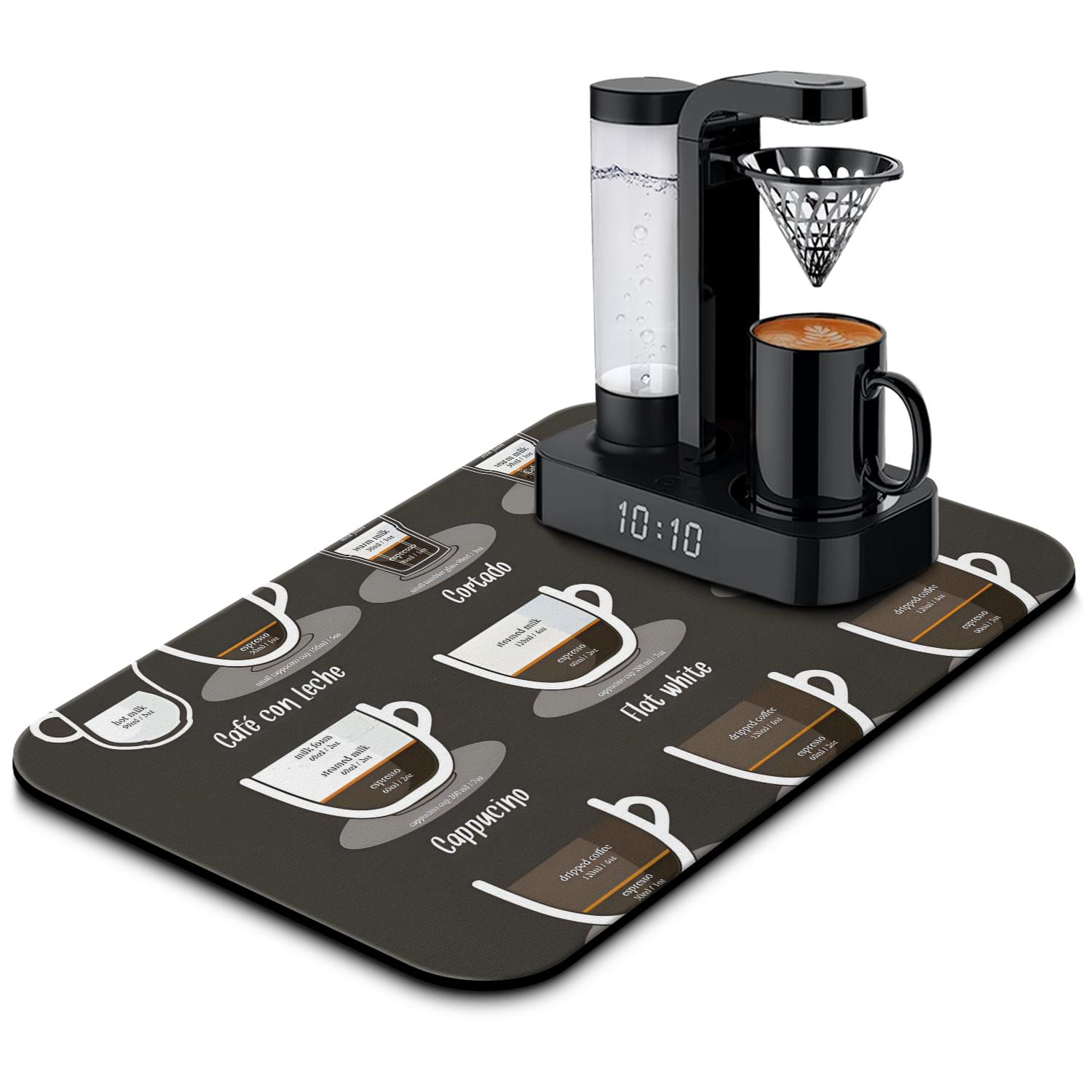 Brew in Style with Fun Coffee Machine Mat - Espresso Tray for Coffee ...