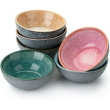 Brew To A Tea BTaT- Ceramic Dipping Bowls, 3.5 Oz, Set of 6, Colorful Small Bowls - Walmart.com