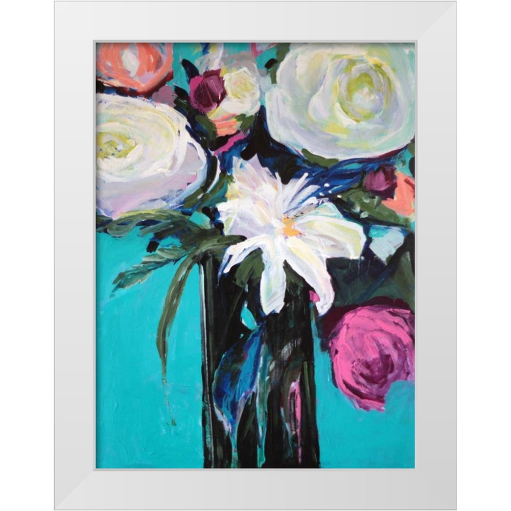Brewer, Jacqueline 25x32 White Modern Wood Framed Museum Art Print ...