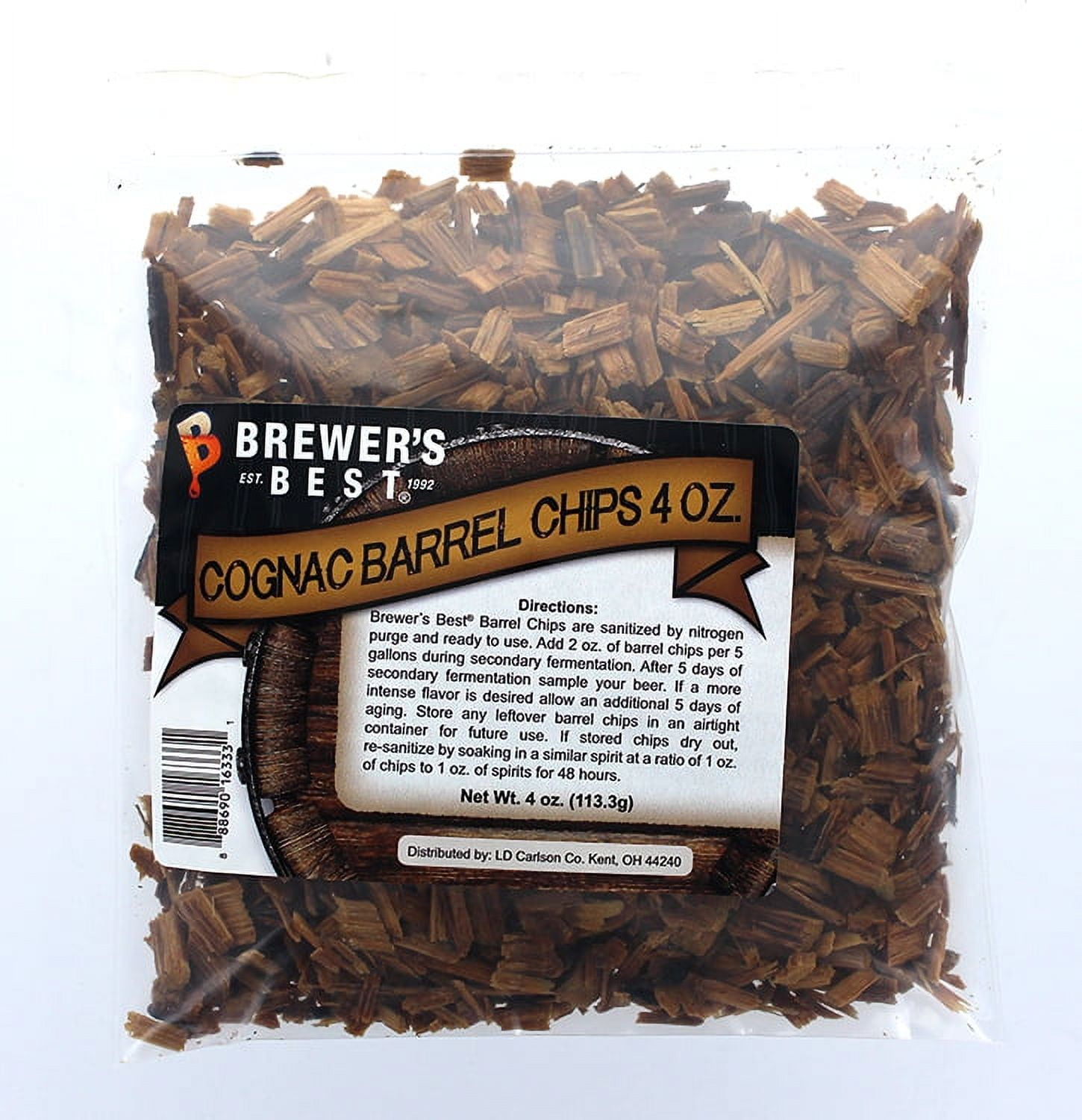 Brewer's Best Barrel Chips Cognac Barrel - 4 Ounces - Walmart.com