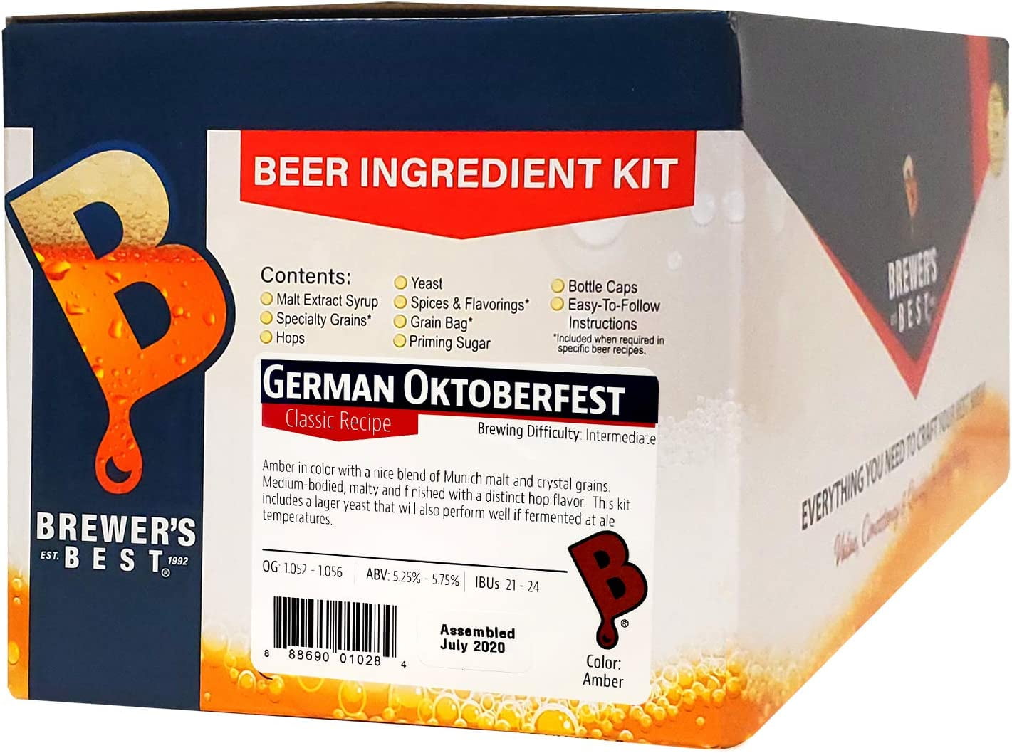 Brewer's Best German Oktoberfest Home Brewing Ingredient Kit - Walmart.com