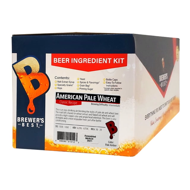 Brewer's Best Ingredient Kit - American Pale Wheat - Walmart Business ...
