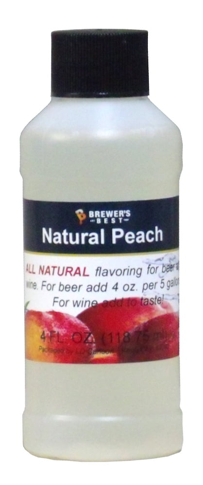 Brewer's Best Natural Beer and Wine Fruit Flavoring (Peach) - Walmart.com