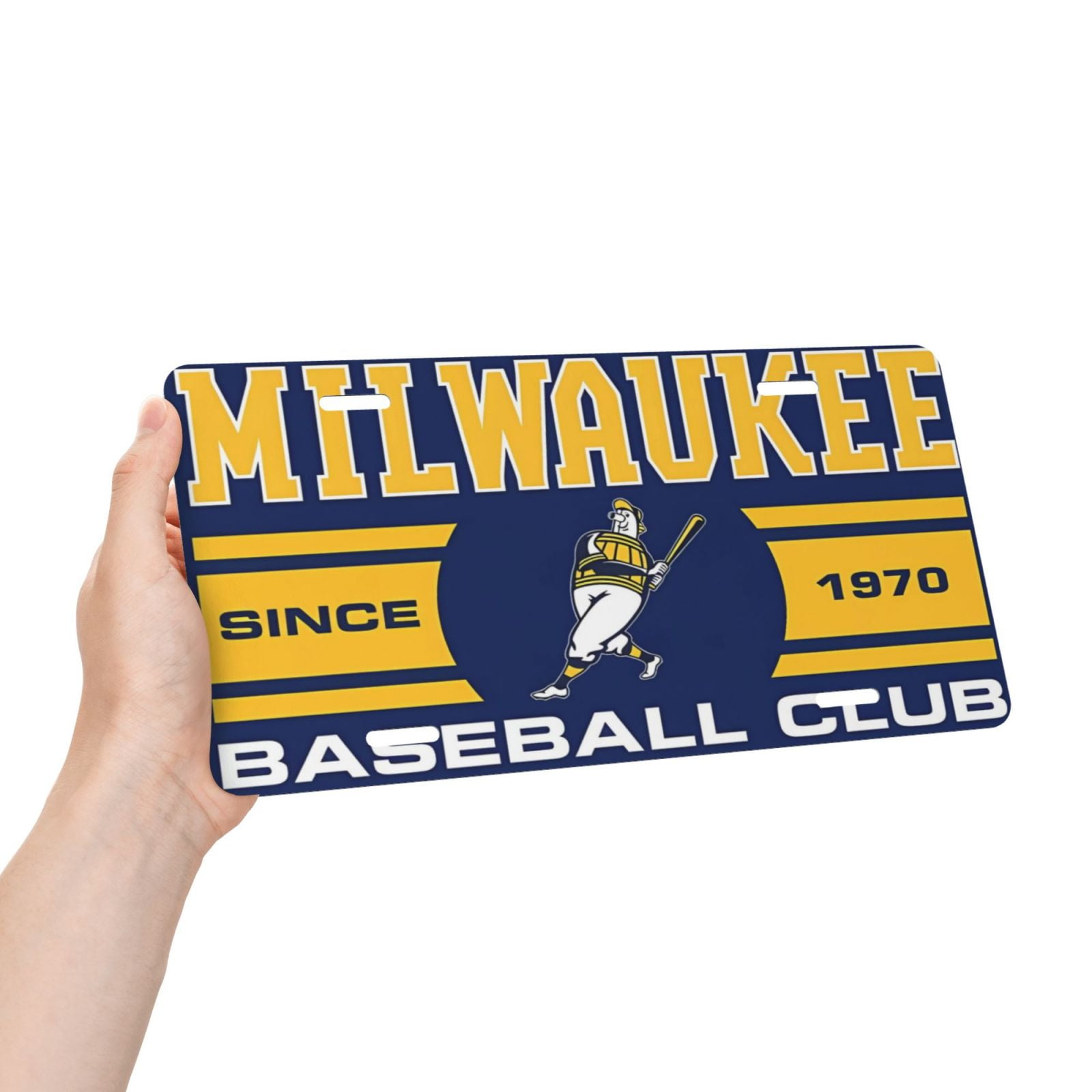 Brewers Baseball Team Decorative Logo License Plate Baseball Team Fans ...