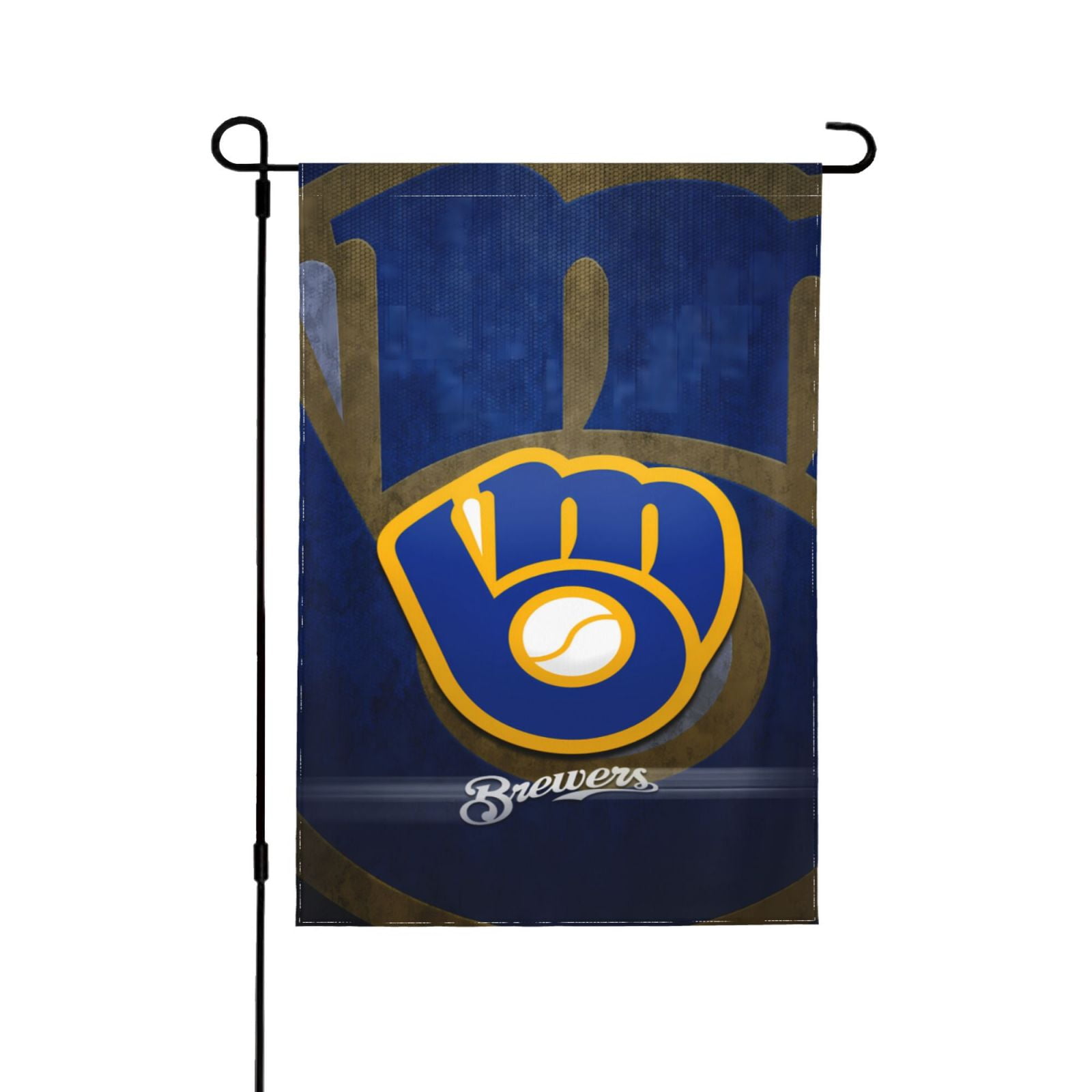 Brewers Baseball Team Front Garden Flag, Fans Spectator Flag Hanging ...