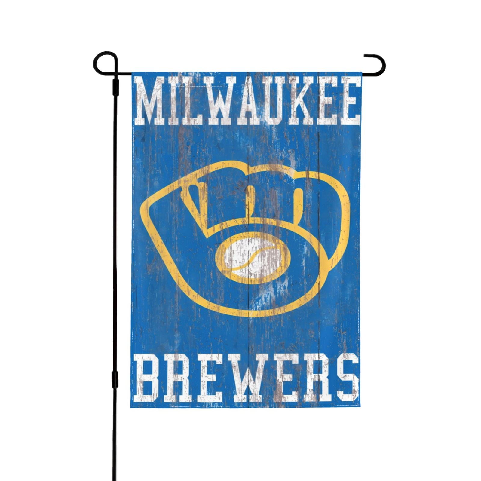 Brewers Baseball Team Front Garden Flag, Fans Spectator Flag Hanging ...