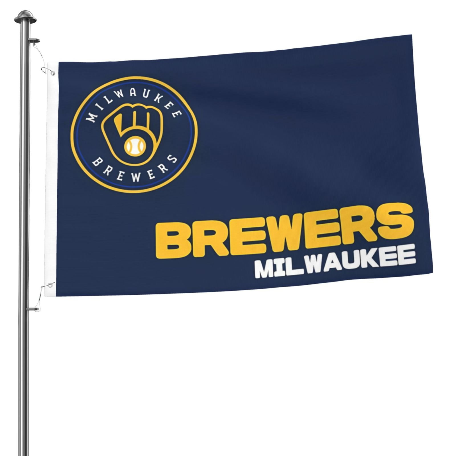 Brewers Baseball Team Garden Flag Indoor Outdoor Decoration Double ...