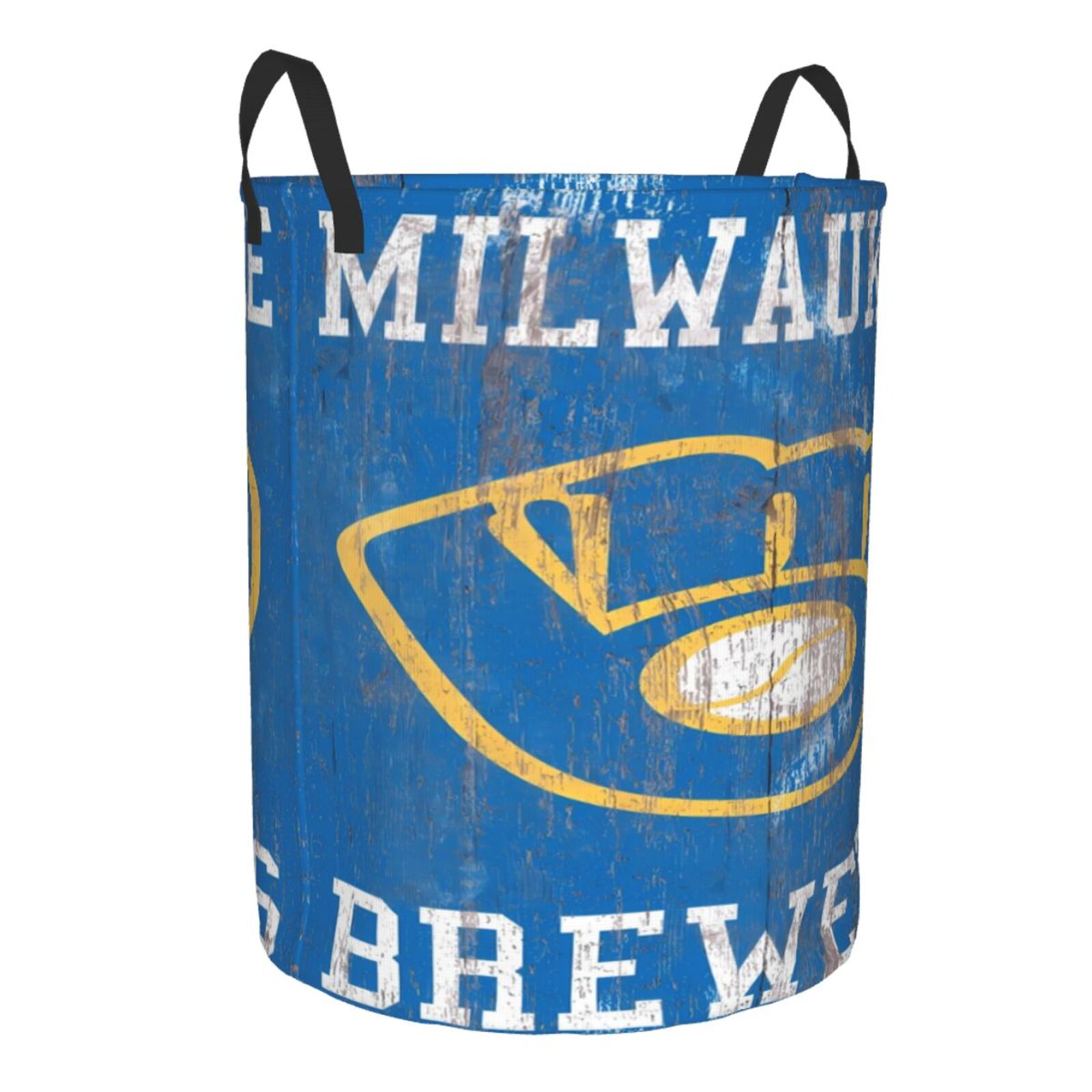 Brewers Baseball Team Round Single Layer Laundry Basket, Cute Boys ...