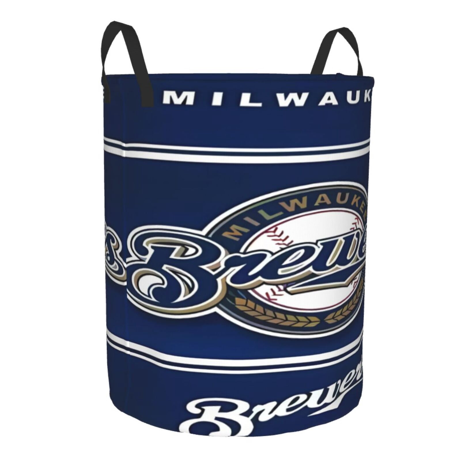 Brewers Baseball Team Round Single Layer Laundry Basket, Cute Boys ...