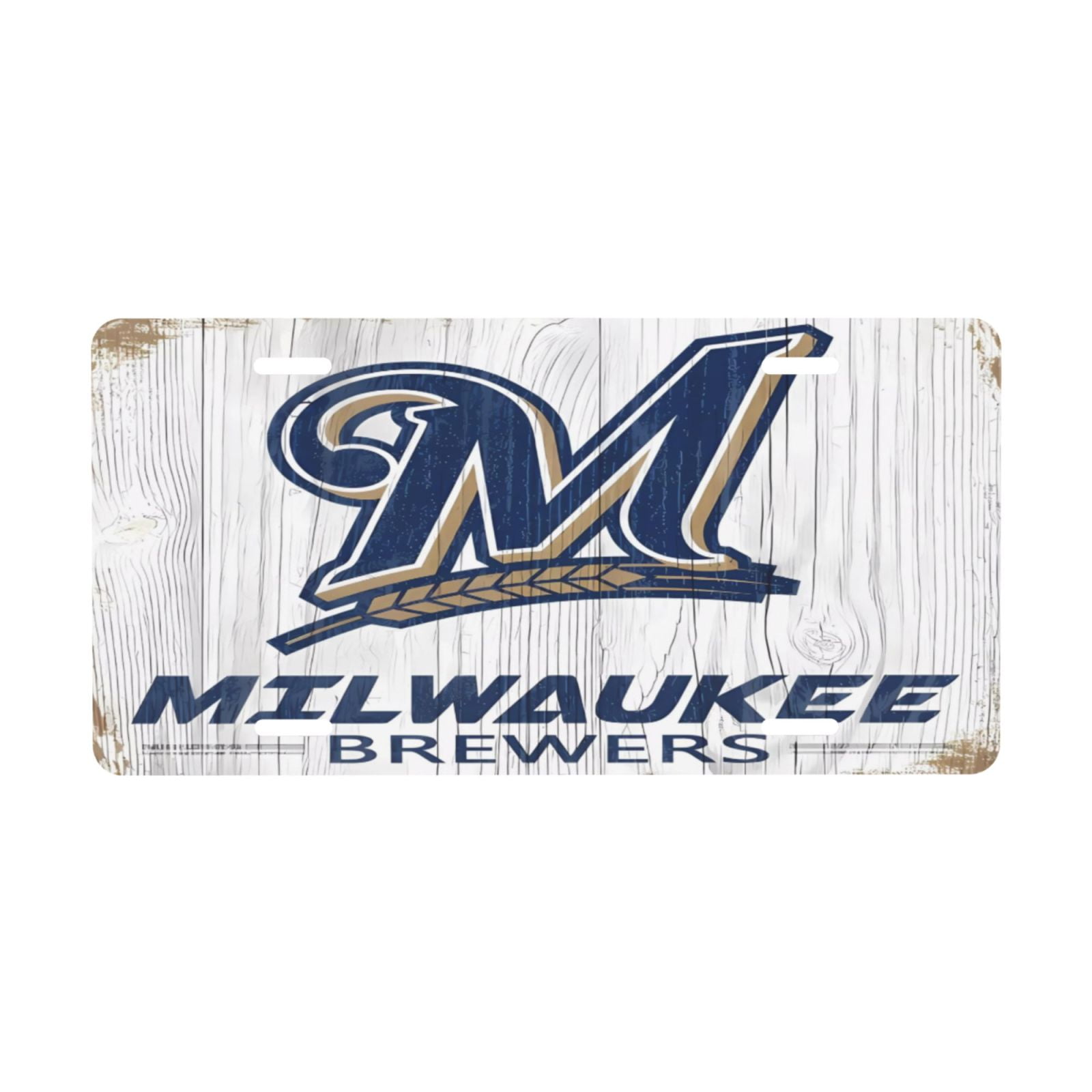 Brewers Car Decorative License Plate Baseball Team Theme Design License ...