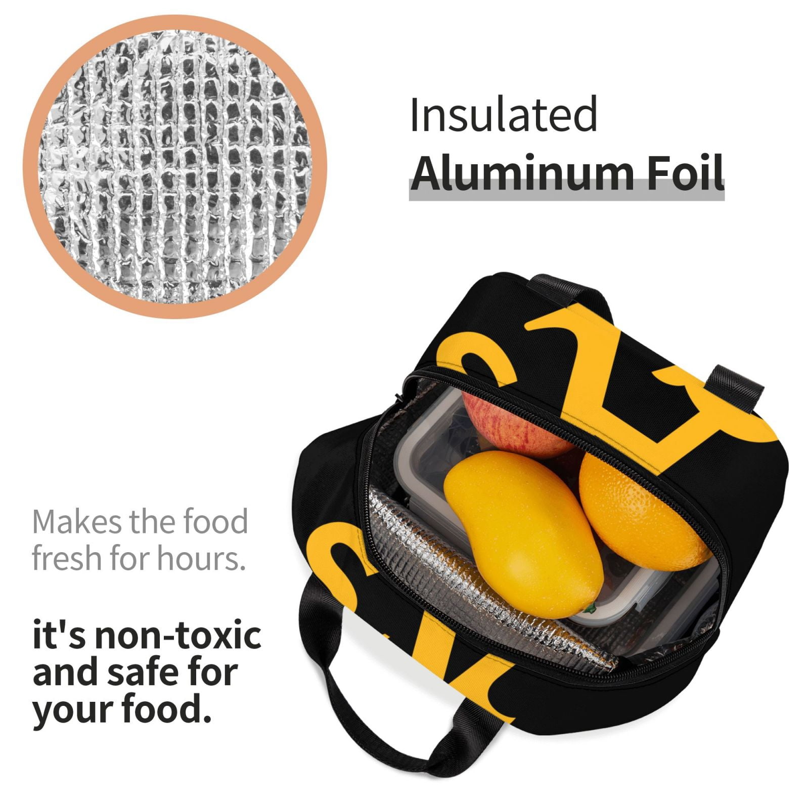 Brewers Lunch Bag， insulated lunch box, insulated food delivery bag ...