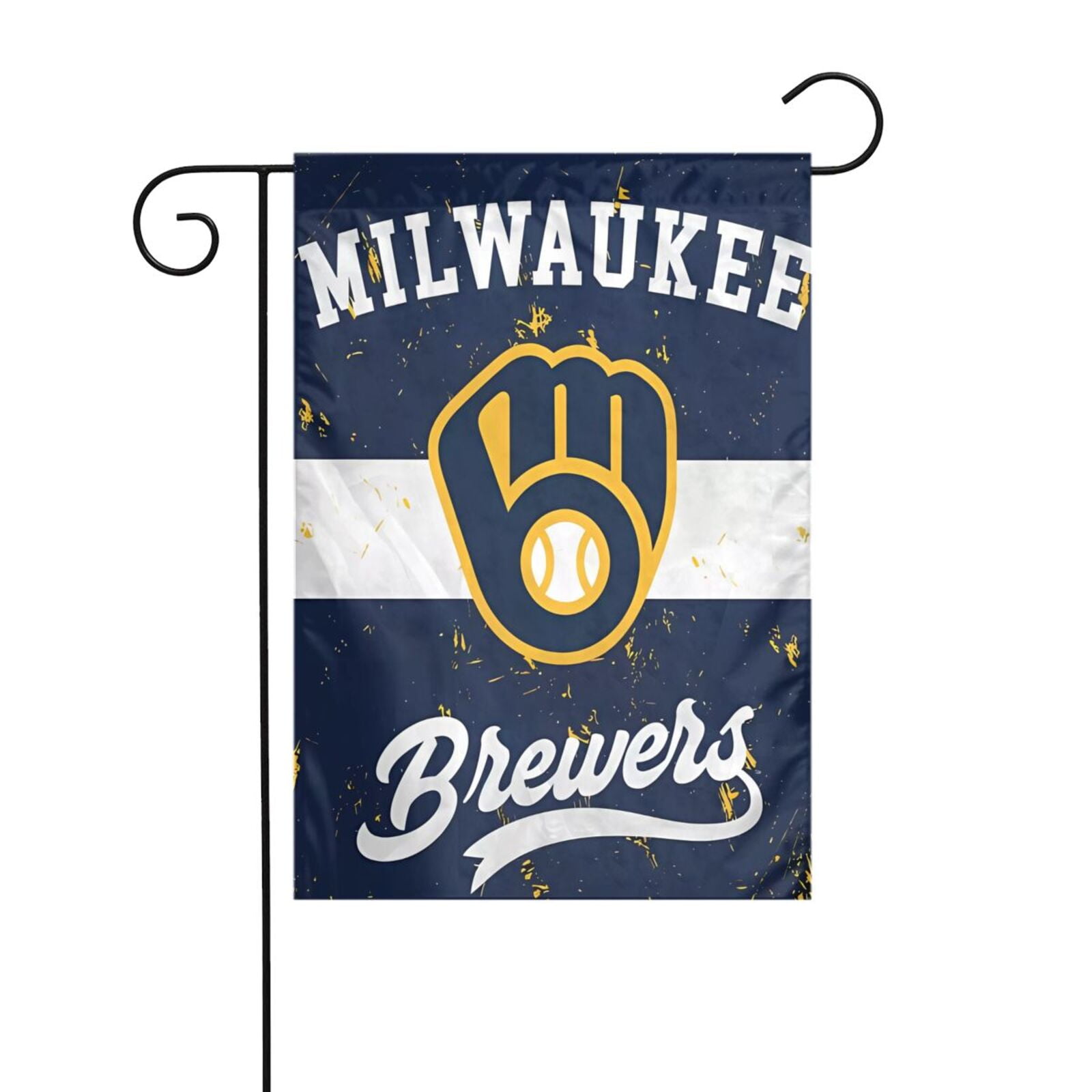 Brewers Team Garden Flag Indoor Outdoor Decoration Double Sided Flag ...