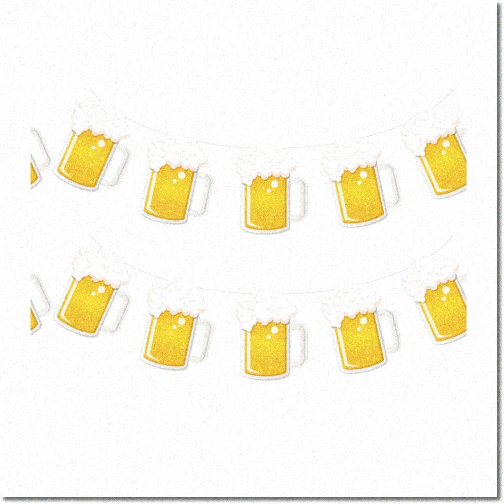 Brewfest Stein Strung Banners - 10ft Oktoberfest Beer Decoration, Mug ...