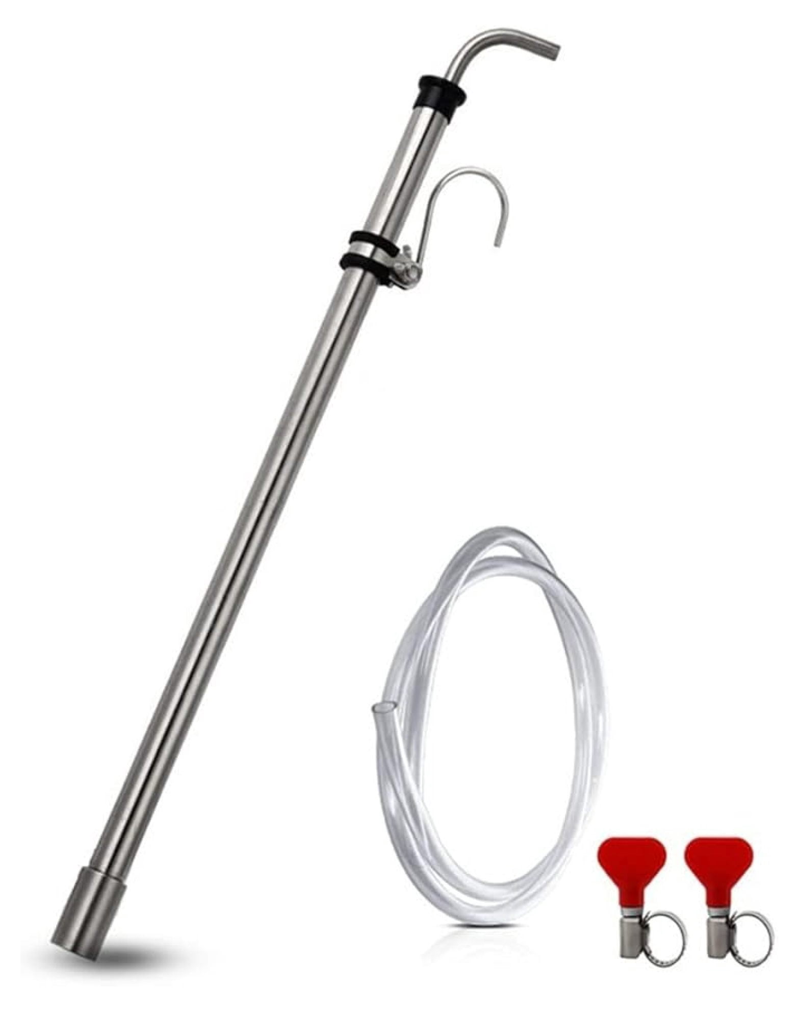 Brewing Auto Siphon, Stainless Steel Siphon Racking Cane With Carboy ...