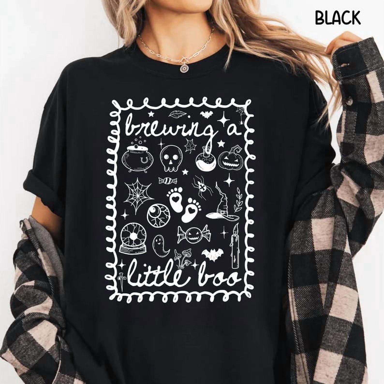 Brewing A Little Boo season Pregnancy Shirt, season Pregnancy ...