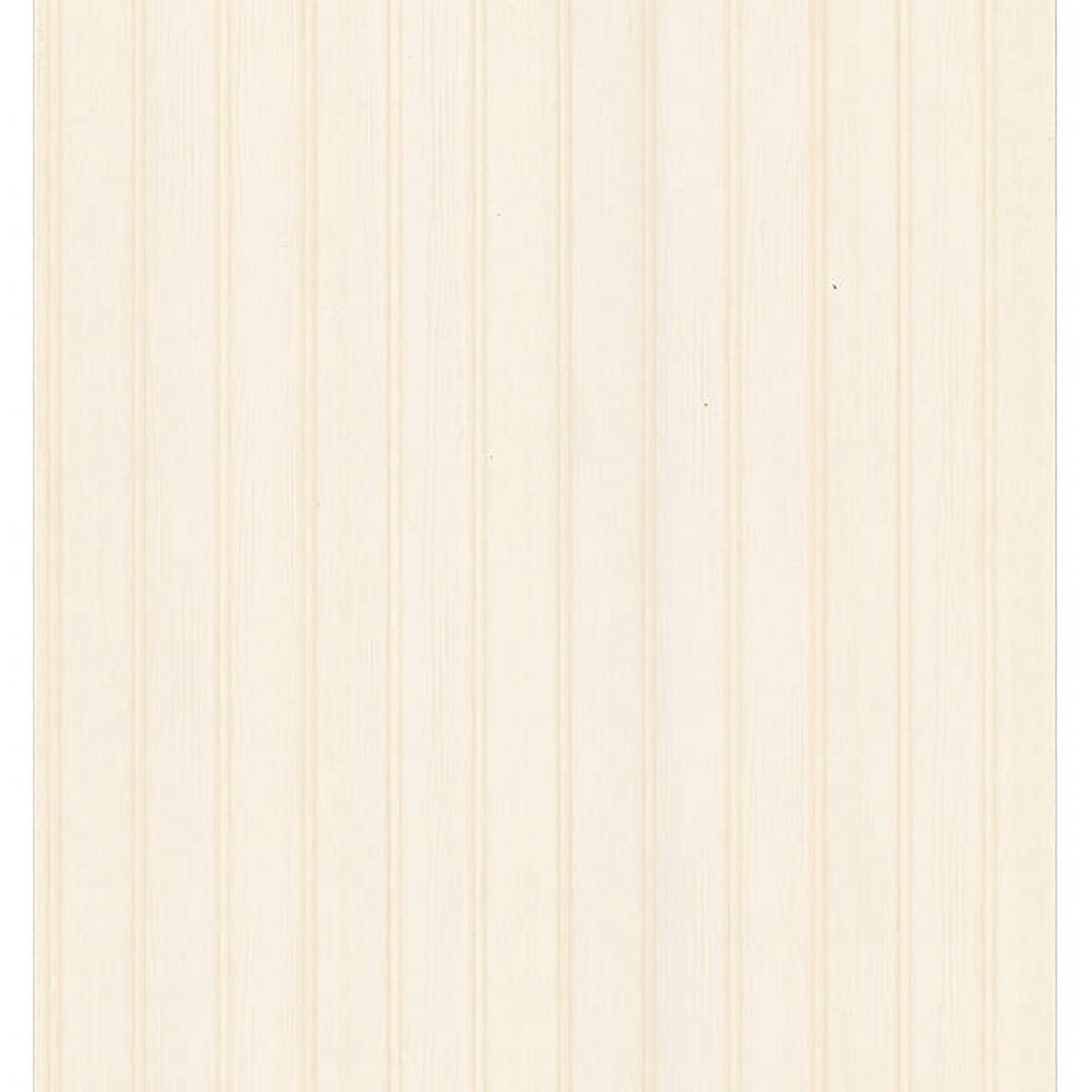 Brewster Beadboard Peach Aster Prepasted Expanded Vinyl Wallpaper, 20.5 ...
