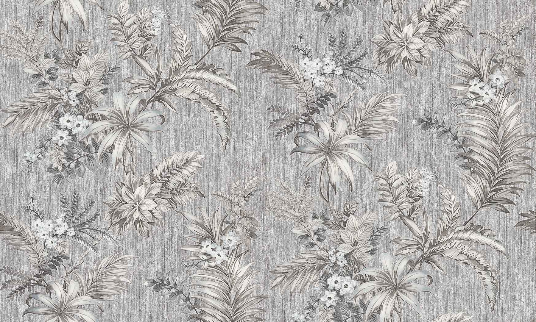 Brewster Dis Legolas Grey Botanical Wallpaper, 21-in by 33-ft, 57.75 sq ...