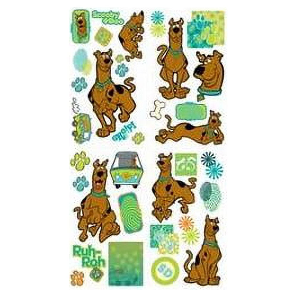 Brewster Home Fashions 12440781 Scooby Doo Prints Self-stick Wall ...