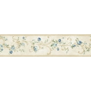 Brewster Vicky White Victorian Floral Border - Walmart.com