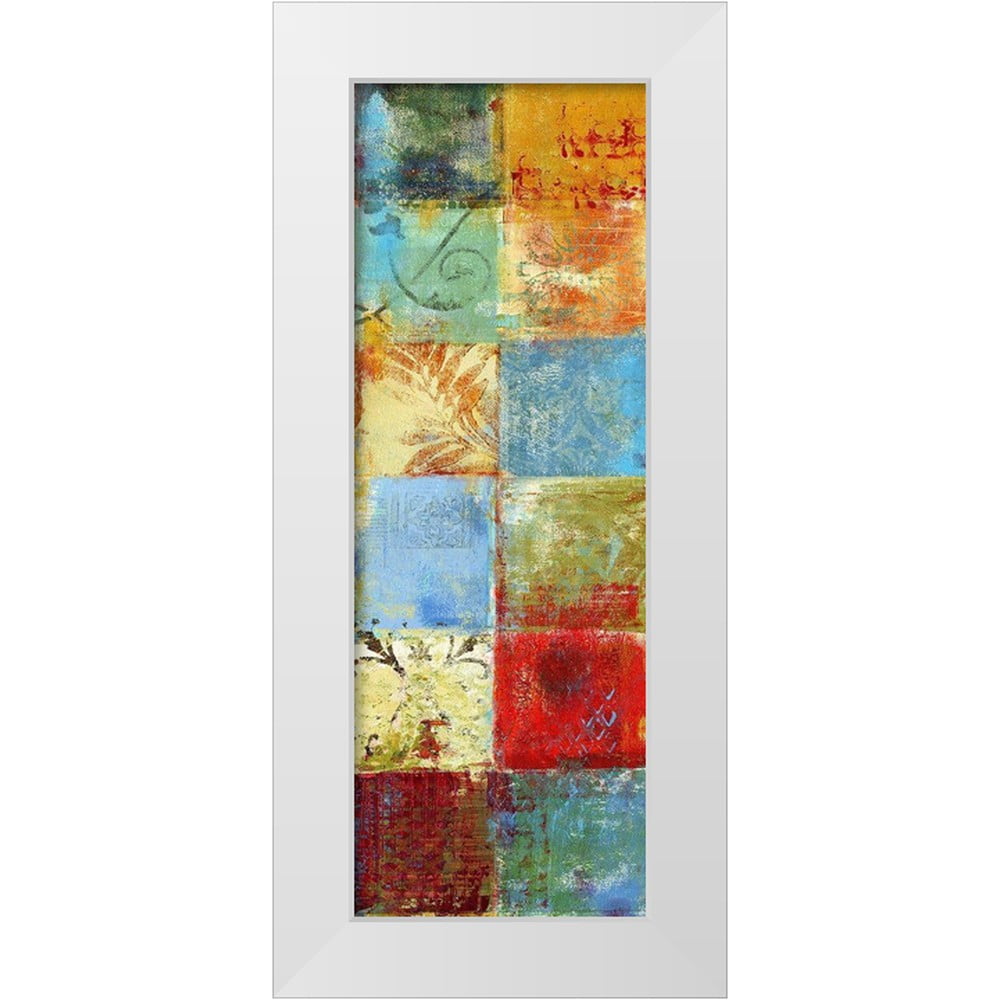 Brey 9x18 White Modern Wood Framed Museum Art Print Titled - Tapestry ...