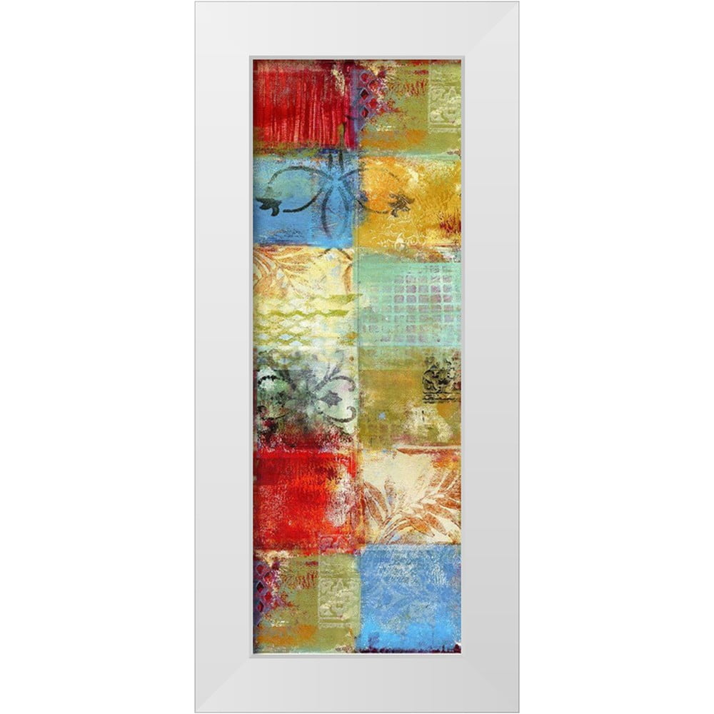 Brey 9x18 White Modern Wood Framed Museum Art Print Titled - Tapestry ...