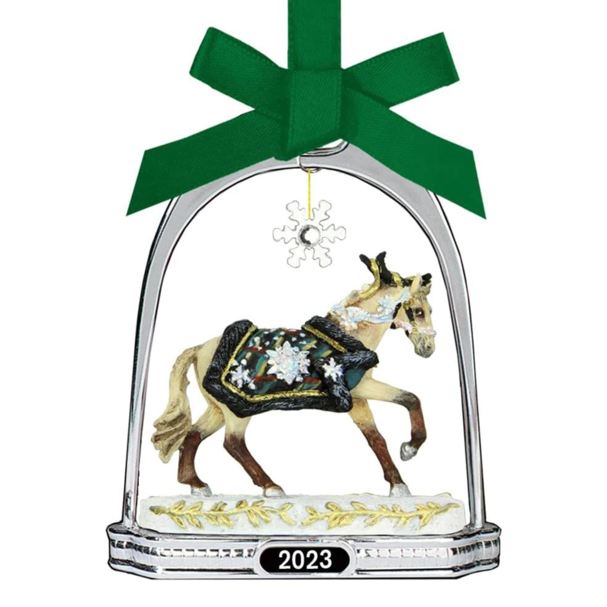 Breyer 2023 Holiday Horse Ornament, Highlander Stirrup, Collectible ...