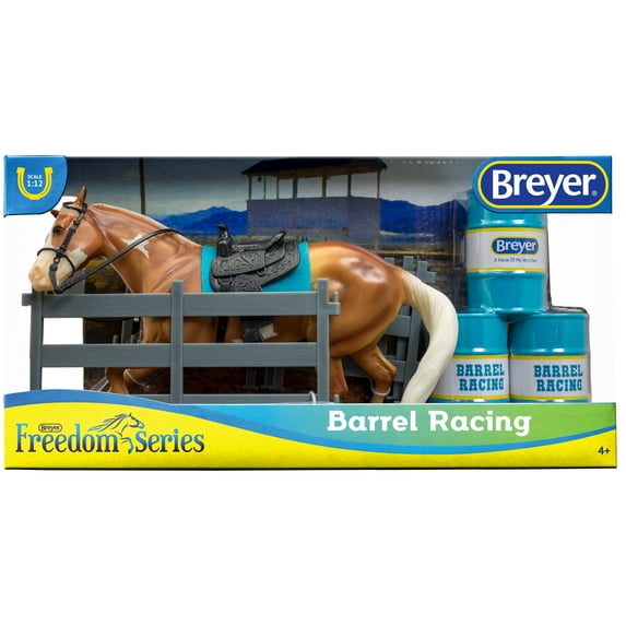 Breyer Classics Freedom Series Barrel Racing Horse Action Figure Set ...