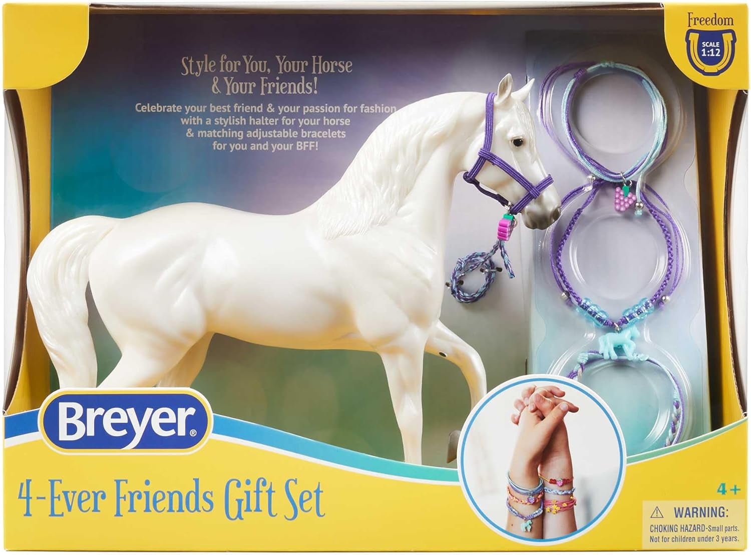 Breyer Freedom Series 4-Ever Friends Gift Set - Purple Power Horse ...