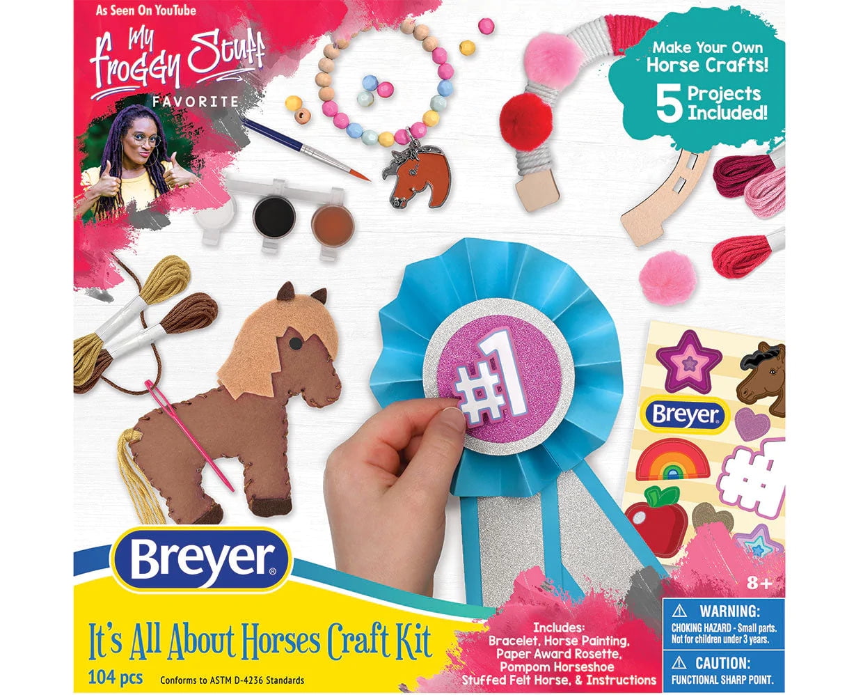 Breyer Horses All About Horse Craft Set 5 Project Painting, Sewing ...