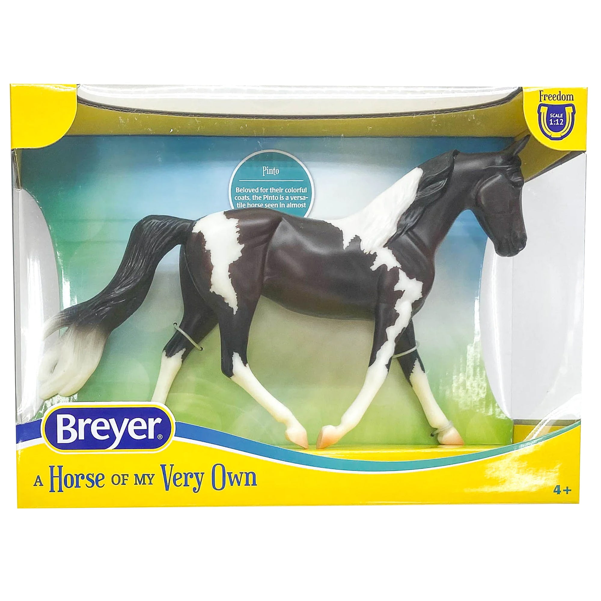 Breyer, Horses Freedom Series Pinto, 1:12 Scale Hand-Painted Model ...