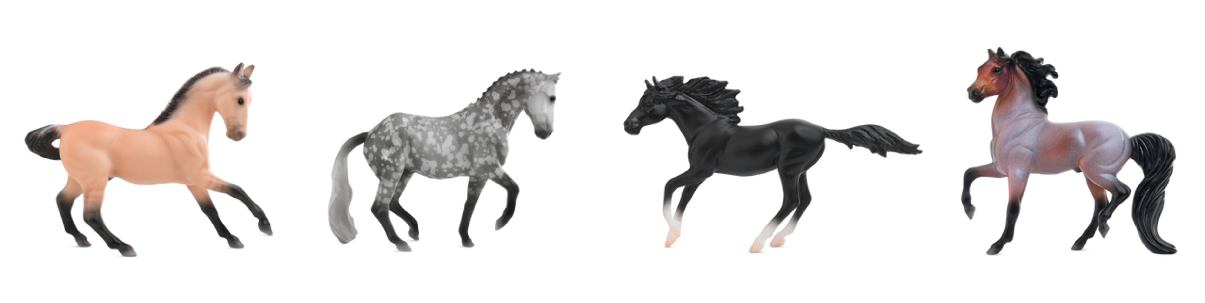 Breyer Horses Stablemates Series - Poetry in Motion 4 Horse Set ...