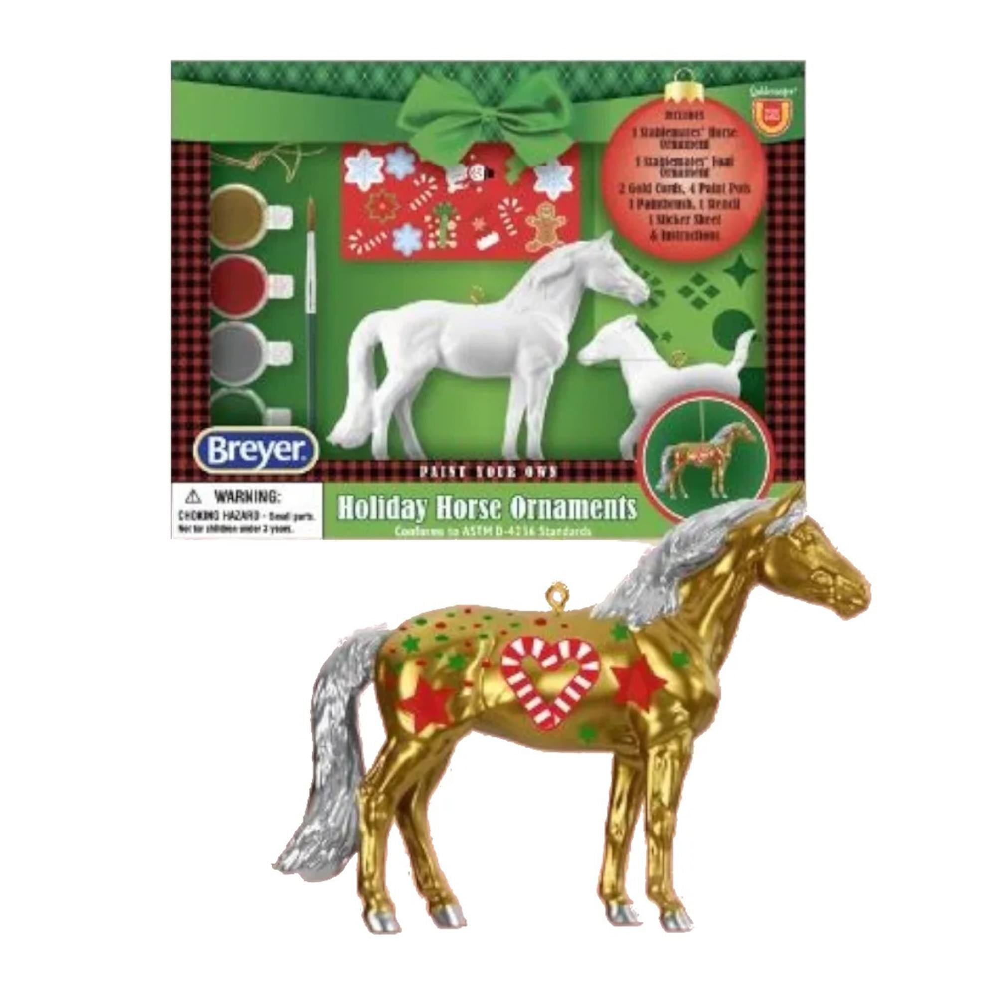 Breyer Ornament Craft Kit, Paint Your Horse, 2023 Holiday DIY, Includes ...