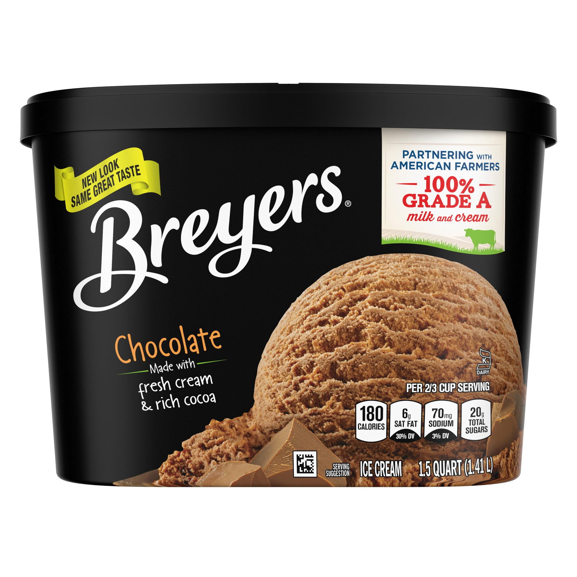 Breyers Non Gmo Chocolate Ice Cream Gluten Free Frozen Dessert Kosher