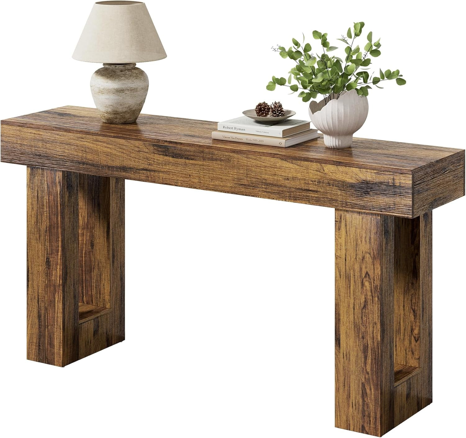 Brezey 63-Inch Long Console Tables for Entryway, Large Sofa Table ...