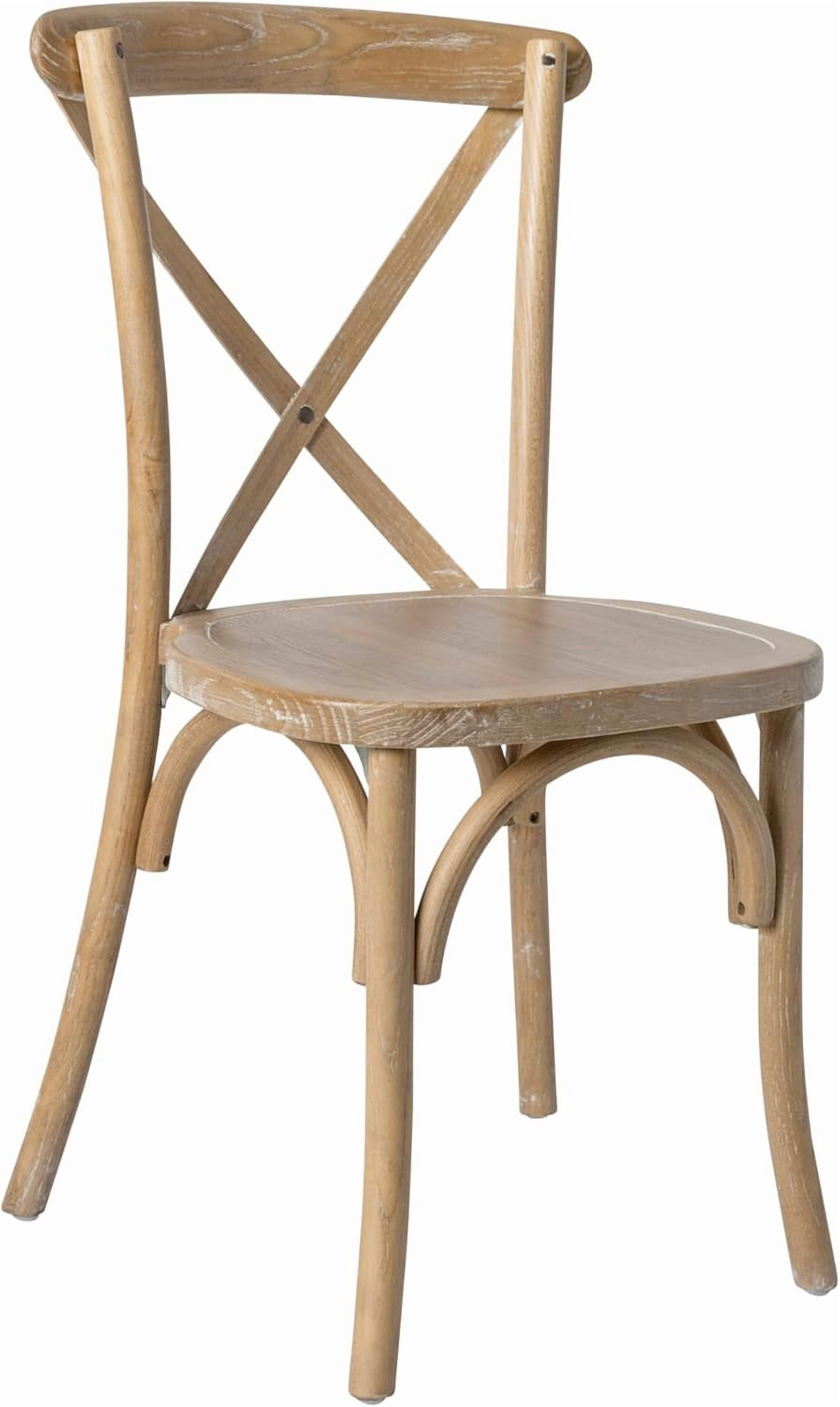 Brezey X-Back Bistro Style Wooden Dining Chair for Kitchens and Dining ...