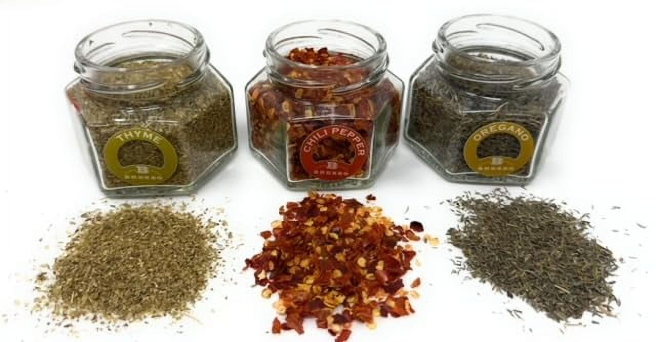 Brezzo - Gourmet Trio of HYZ01 Mediterranean Spices (Oregano, Authentic ...