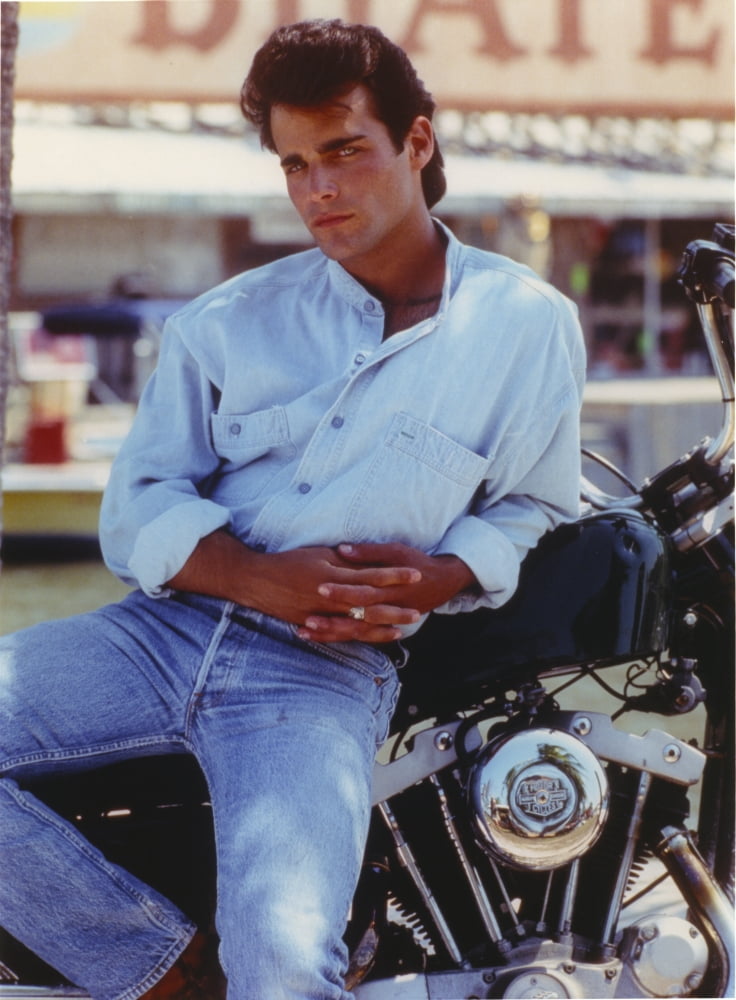 Brian Bloom Posed in Denim Pants Photo Print (8 x 10) - Walmart.com