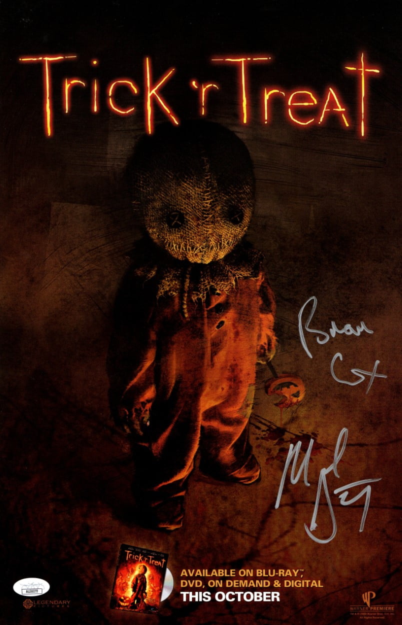 Brian Cox Michael Dougherty Signed Autographed 11X17 Poster Trick R ...