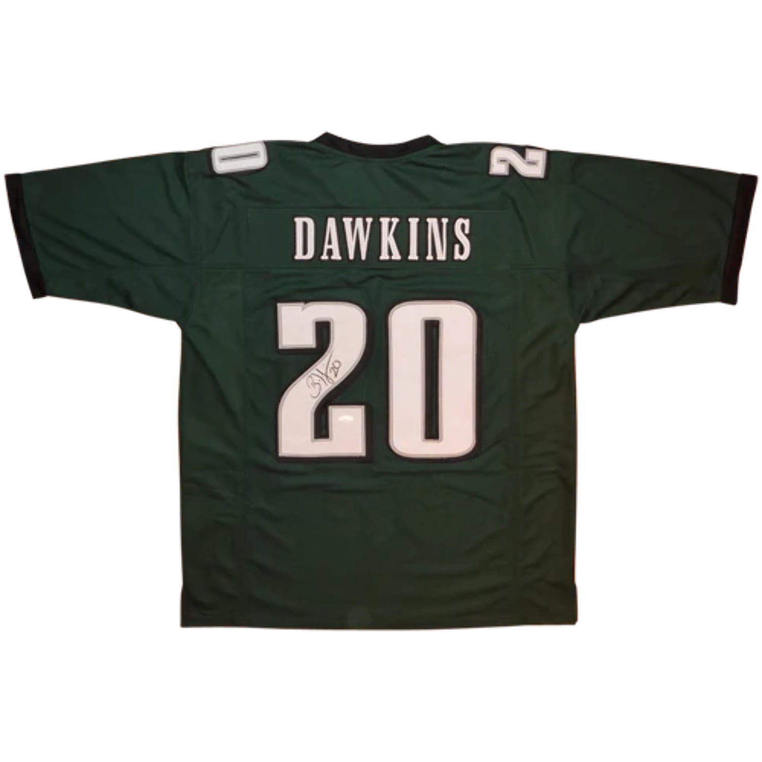 Brian Dawkins Autographed Philadelphia (Green #20) Custom Jersey - JSA ...