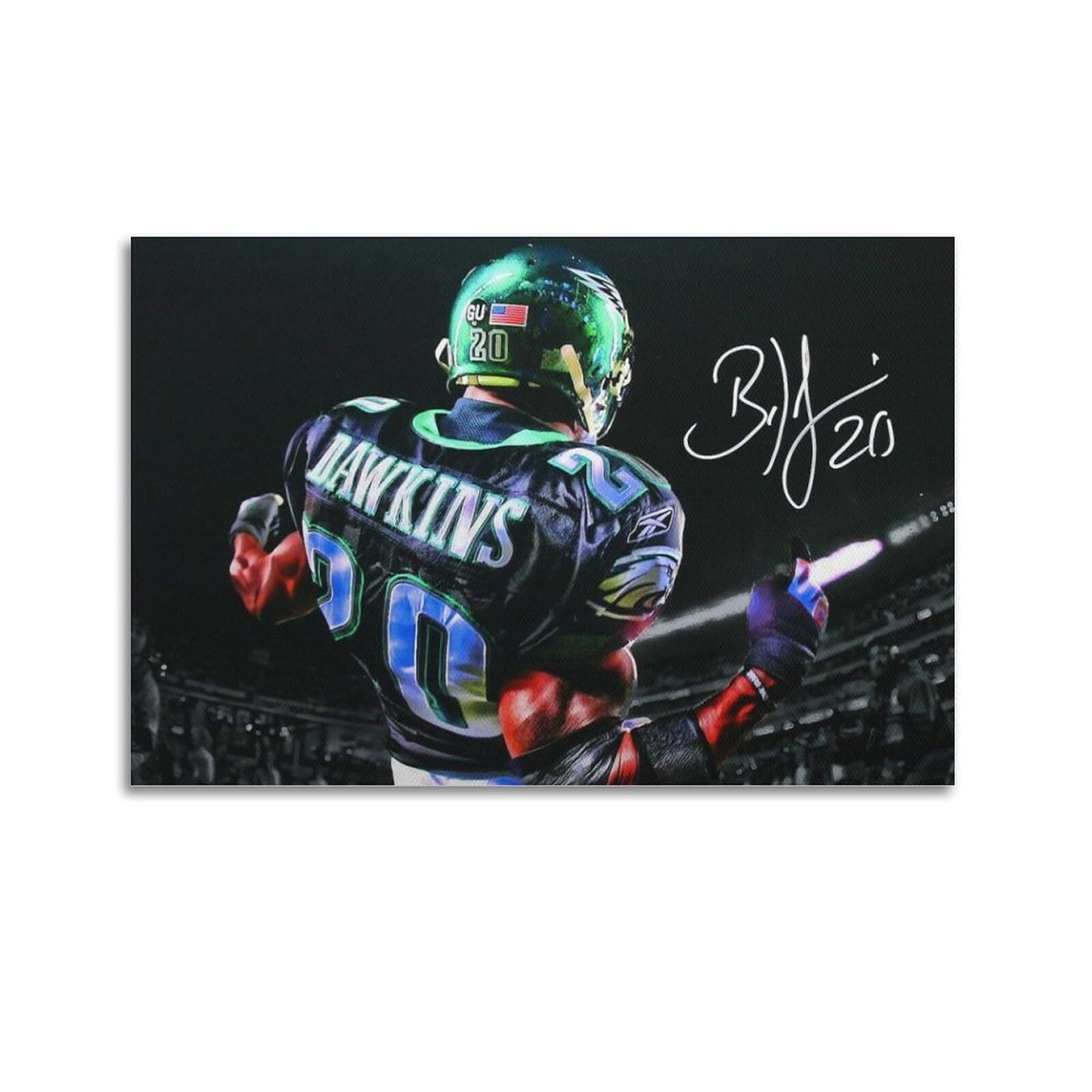 Brian Dawkins Canvas Poster Poster Album Cover Posters for Bedroom Wall ...