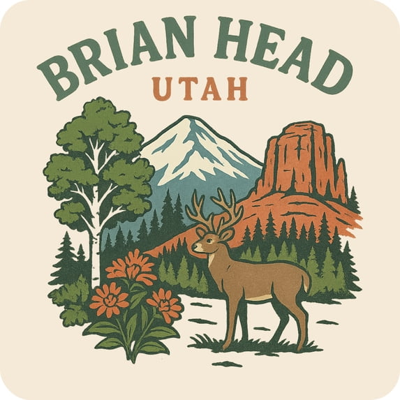 Brian Head Utah Keepsakes Souvenir Vinyl Sticker – Destination Travel ...