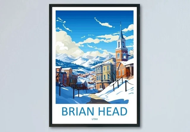 Brian Head Wall Hanging Home DeCor Brian Head Art Lovers Utah Art Lover ...
